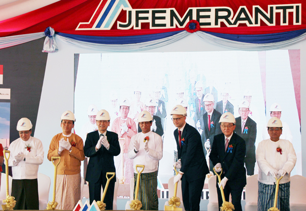 JFEスチールが鋼板工場着工 20年完成、建材需要急伸に対応 - NNA ASIA・ミャンマー・鉄鋼・金属