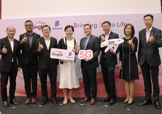 シングテルが5G技術で試験 エリクソンと連携、実用環境整備 - NNA ASIA・シンガポール・IT・通信