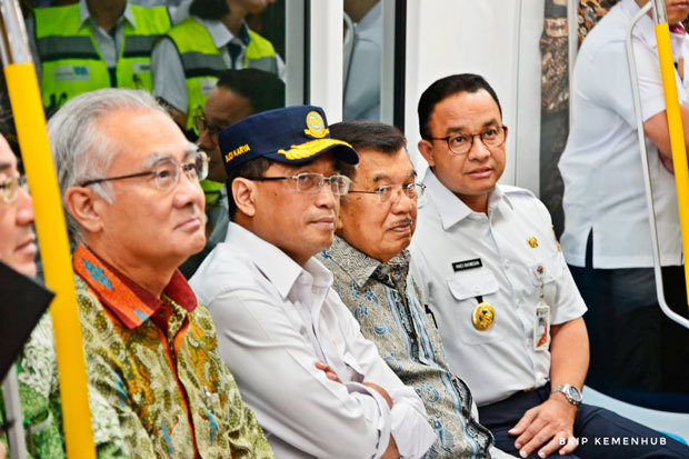 MRT第2期の着工は今年3月＝副大統領 - NNA ASIA・インドネシア・運輸