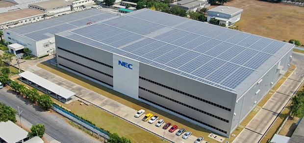 NECのタイ生産拠点、太陽光システム稼働 - NNA ASIA・タイ・電力・ガス・水道