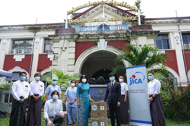JICA、ウイルス検査キットを提供 - NNA ASIA・ミャンマー・医療・医薬品